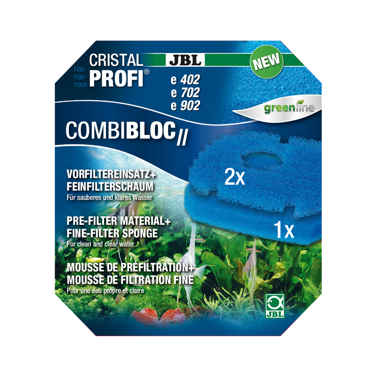 JBL CombiBloc II Vorfiltereinsatz für CristalProfi Außenfilter e402/e